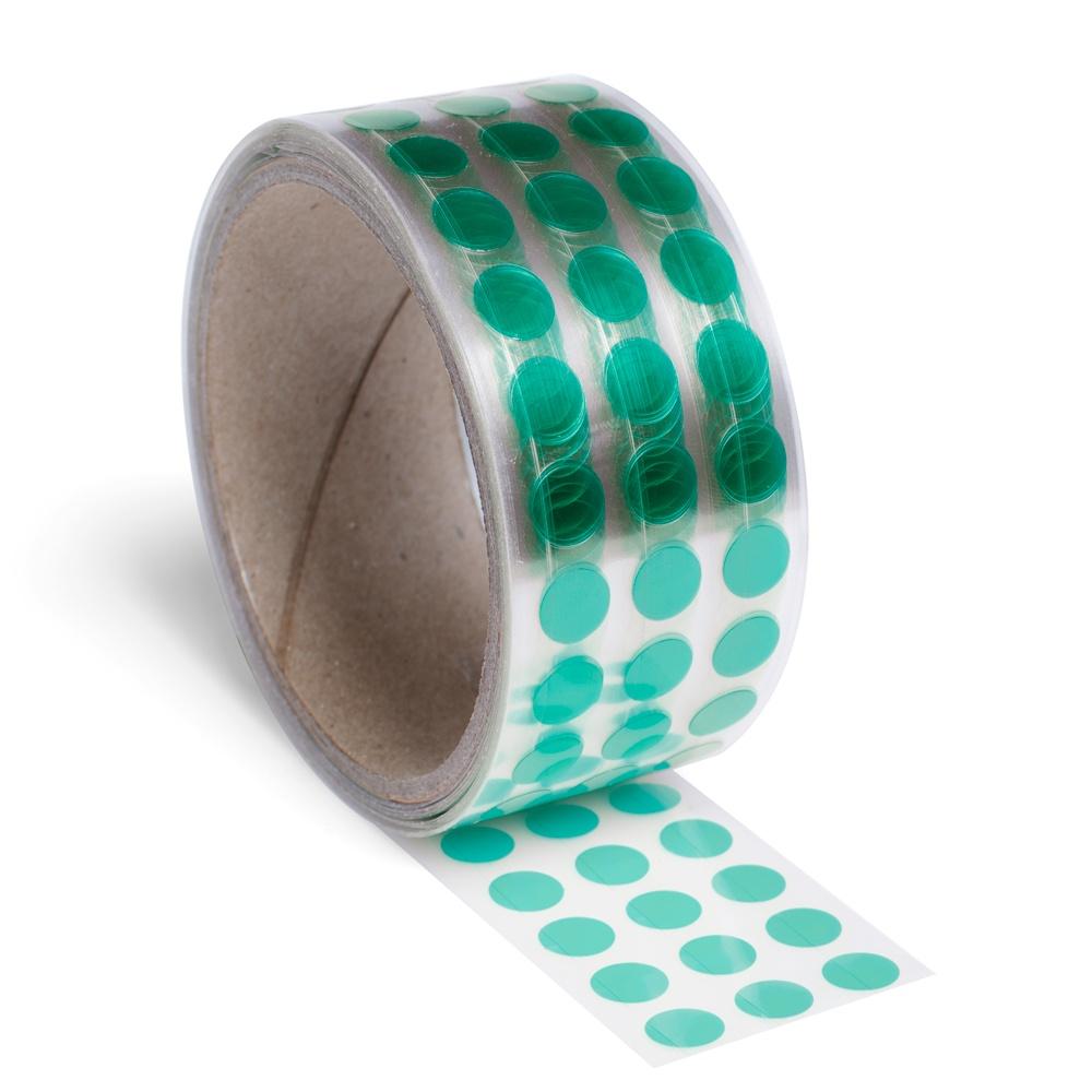 2 Mil Polyester Tape Circles - 0.25" | Acrylic Adhesive | Teknitape